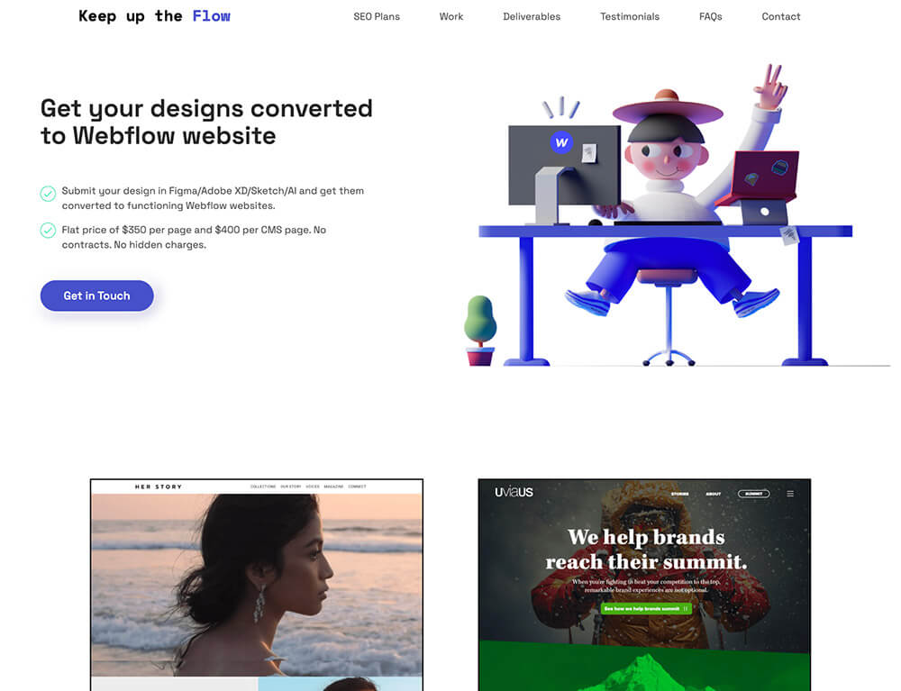 Keep Up The Flow Productized Service - ProductizedList