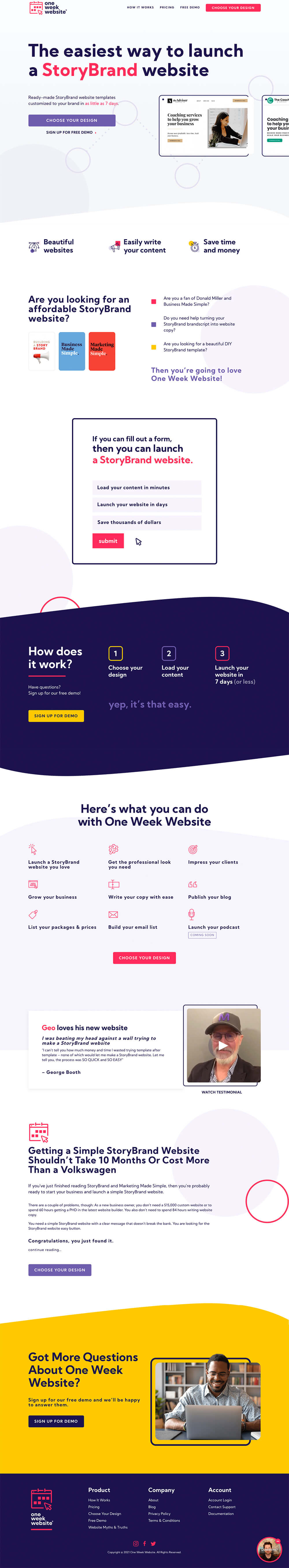 One Week Website Productized Service - ProductizedList