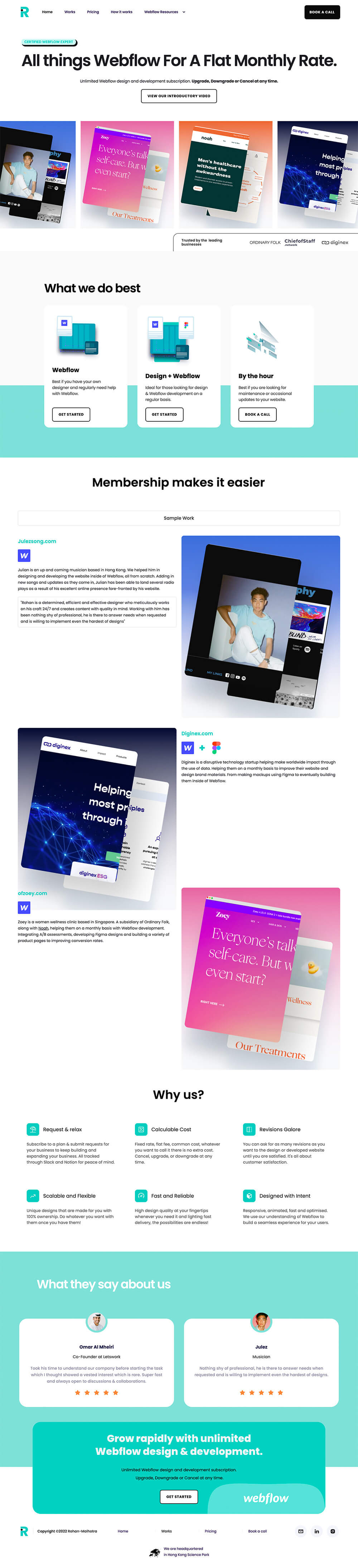 Webflow Productized Service Examples - ProductizedList Webflow Productized Service Examples - ProductizedList