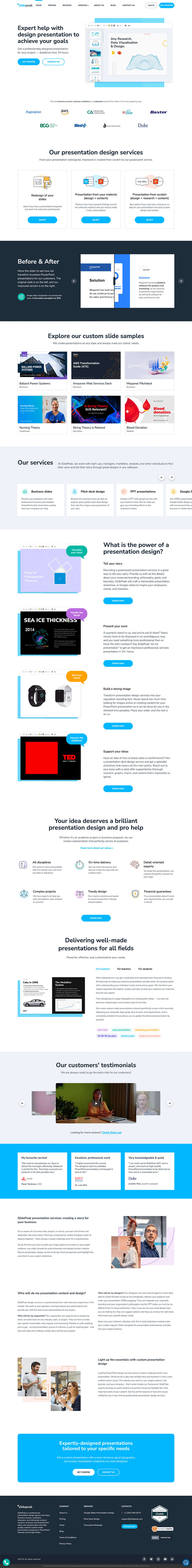 SlidePeak Productized Service - ProductizedList