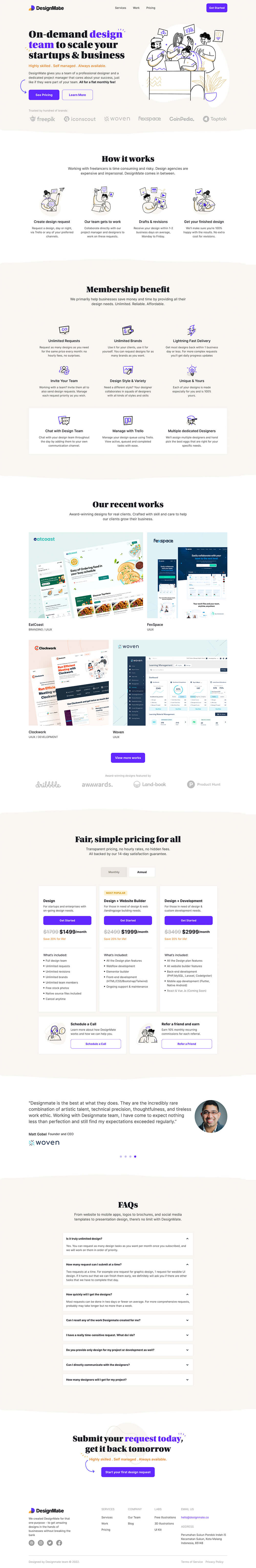 DesignMate Productized Service - ProductizedList