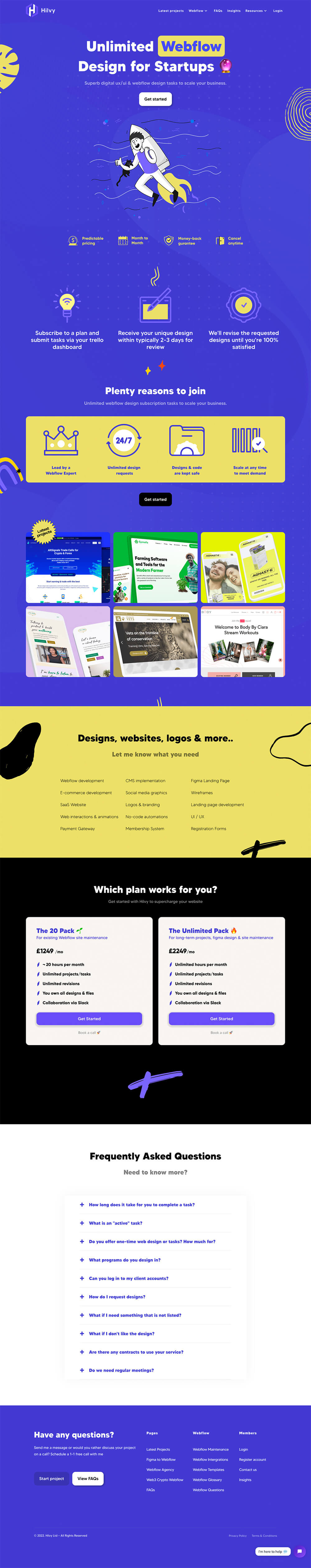 Webflow Productized Service Examples - ProductizedList Webflow Productized Service Examples - ProductizedList